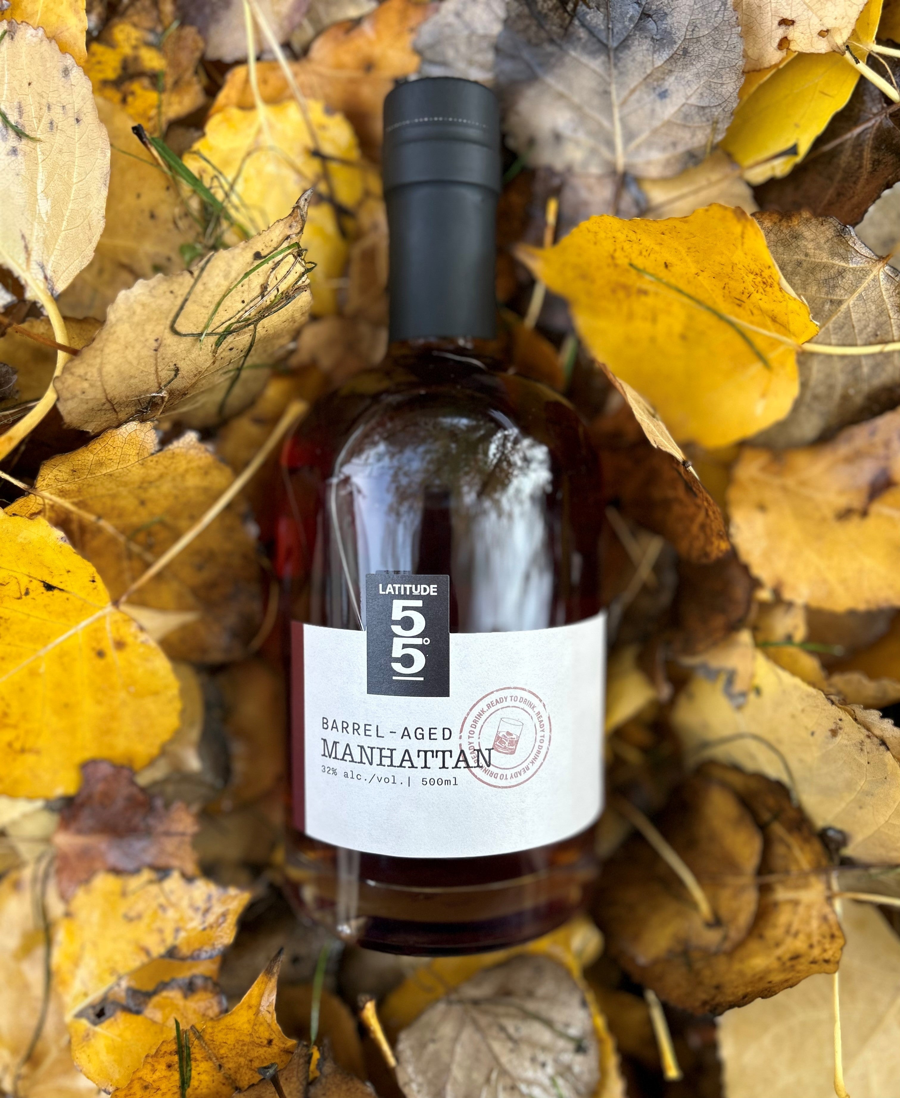 Barrel-Aged Manhattan – Latitude 55 Distillery